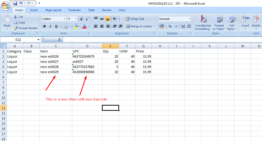 Follow below steps to import EDI File.